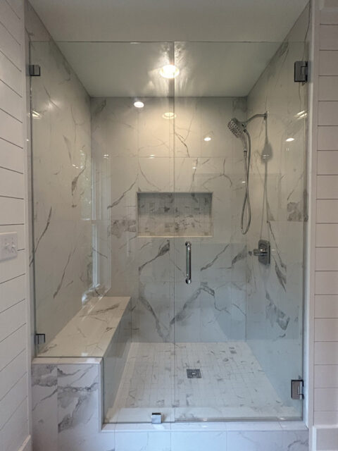 Frameless Glass Showers - Standard Glass Company of Wilmington